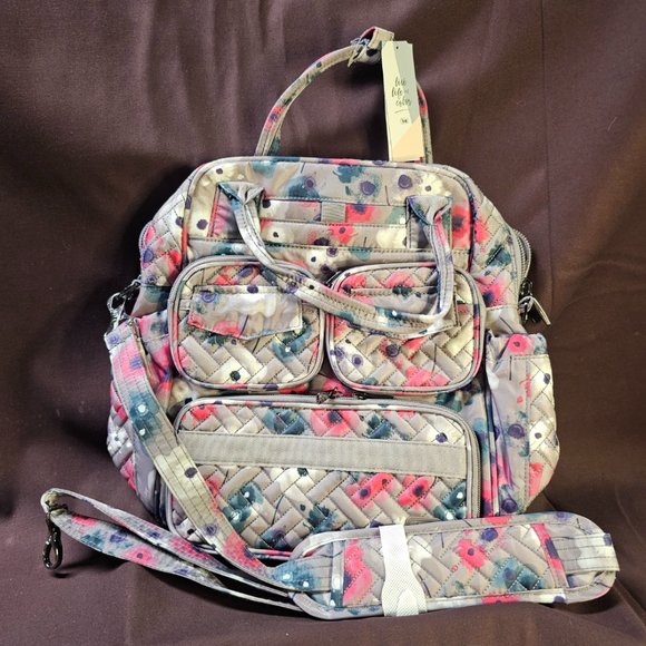 Bags | Lug Mini Puddle Jumper Tote Bag Watercolor Pearl | Poshmark